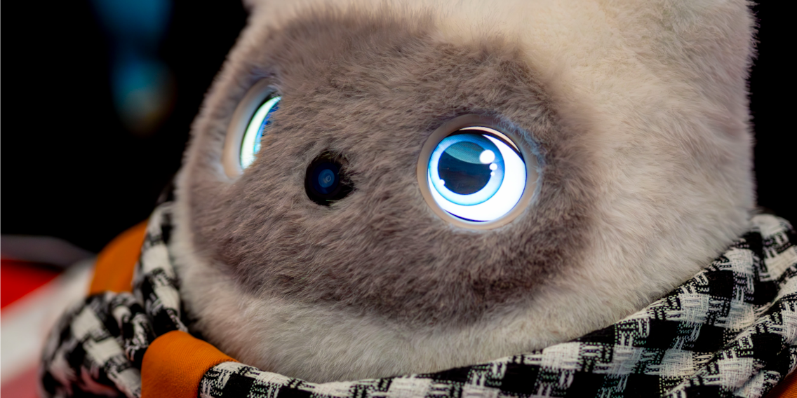 Cuddly toy with surveillance cameras: a robot that studies you - Galaxus