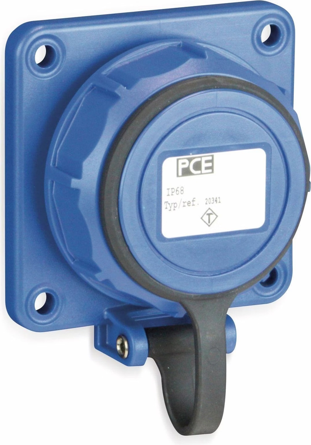 PCE 20351-8b Wandcontactdoos met afdekstrip 16A 3p 250V IP66/68 ...