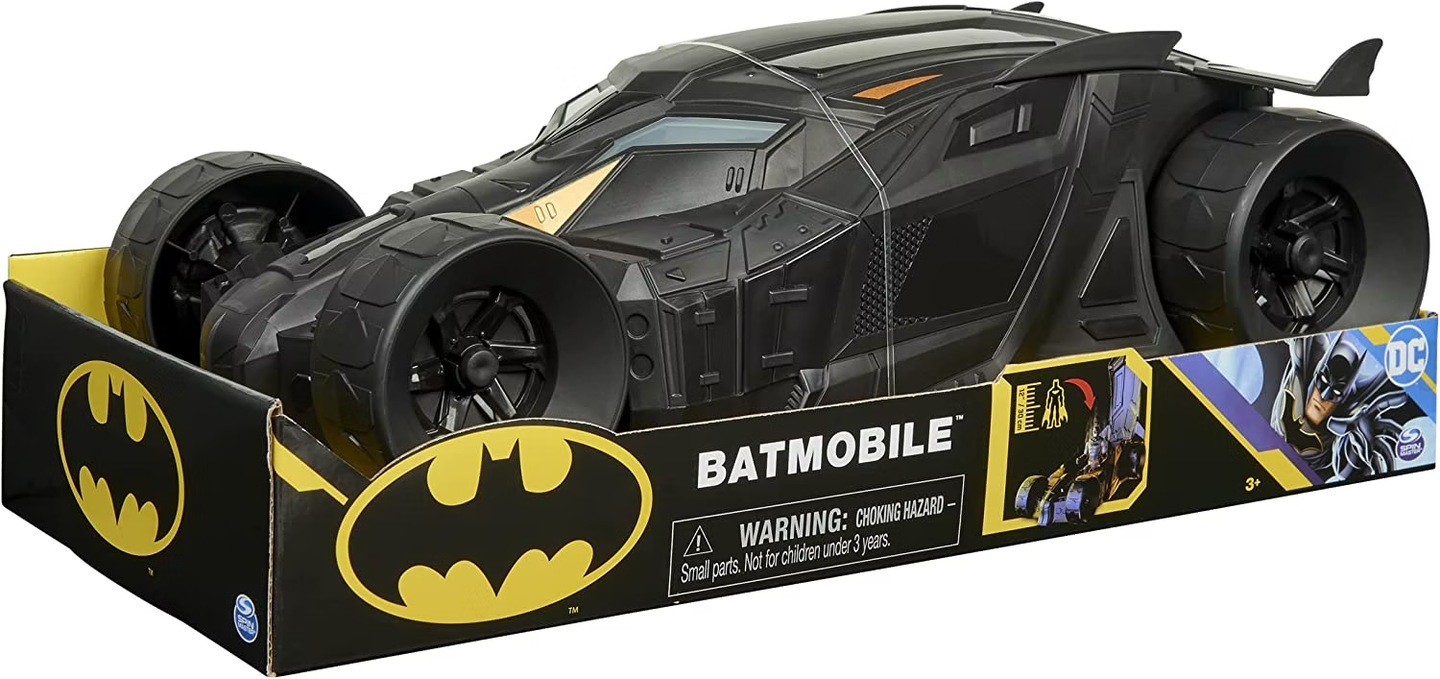 Spin Master 6064761 -BATMAN Batmobile per Personaggi in scala 30 cm ...