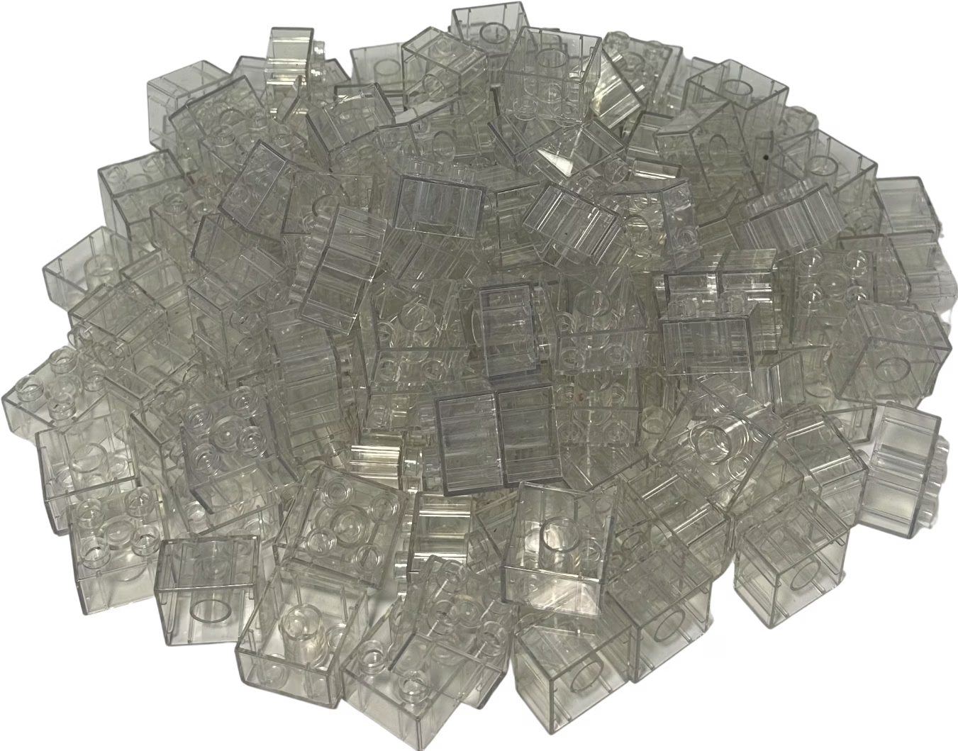 LEGO DUPLO® 2x2 bricks Transparent building blocks Basic bricks - 3437 ...