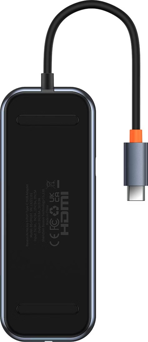 Baseus Acmejoy 8 Poorts Type C Hub Adapter Type C Naar Hdmi1usb302