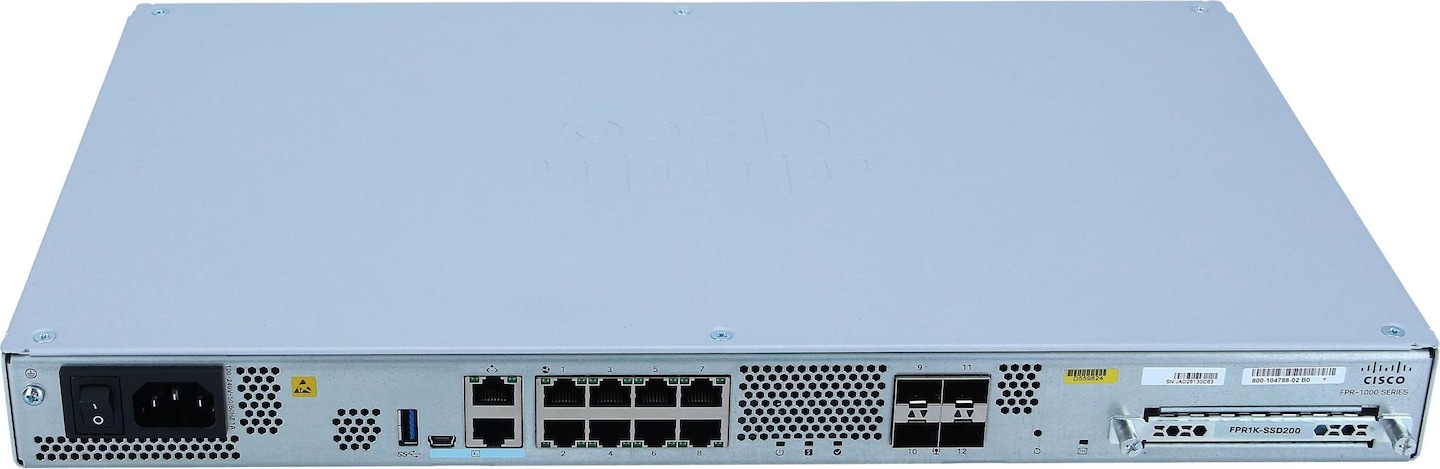 Cisco FirePOWER 1120 Next-Generation Firewall - Firewall - 1U - in rek ...
