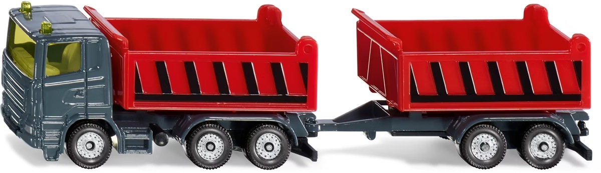 Siku Truck with dump body and trailer, Siku Super Series, metal, from 3 ...