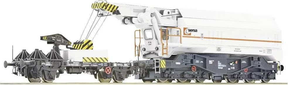 Roco 73039 H0 Sersa EDK 750 Digital Railway Slewing Crane (Track H0 ...