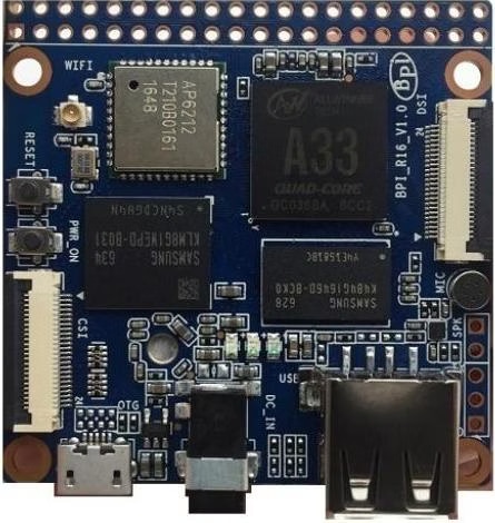 Sinovoip BPI-M2M (A33) - Banana Pi - A33 Quad-Core Single Board Computer, zonder eMMC - Galaxus